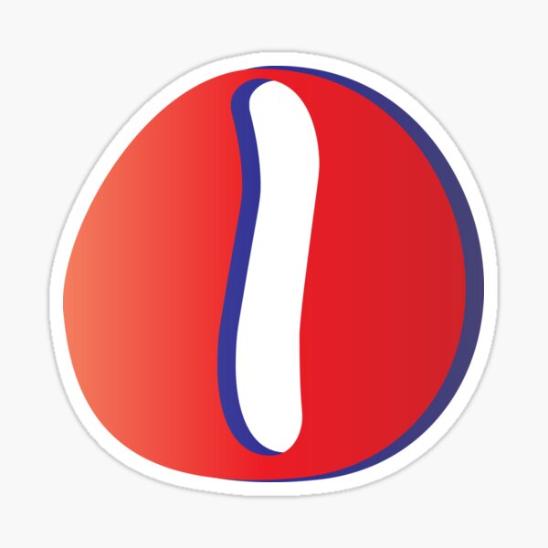 "Letter O" Sticker by AhuvaR | Redbubble