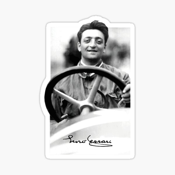 "Enzo Ferrari" Sticker for Sale by opngoo | Redbubble