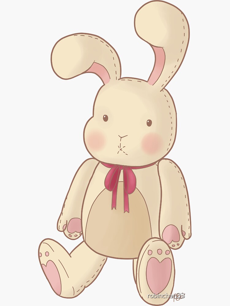 "Creme Bunny (sticker)" Sticker for Sale by robinchan33 | Redbubble