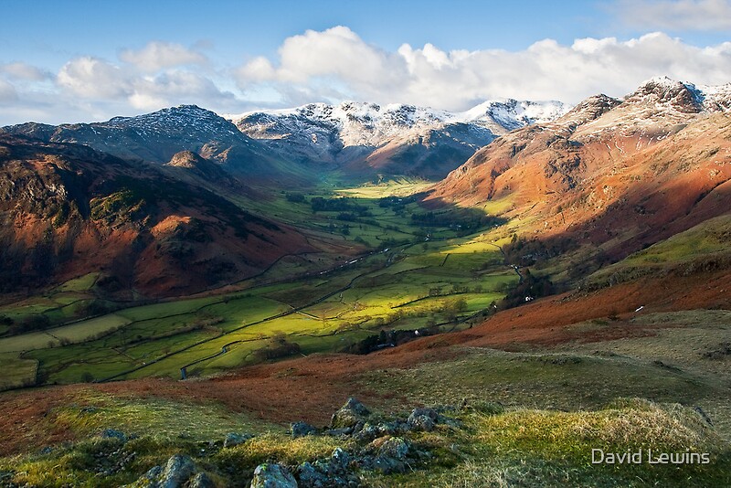 "Great Langdale" by David Lewins | Redbubble