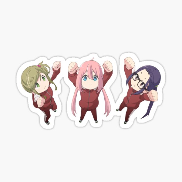 "Yuru Camp Girls" Sticker for Sale by KokoroPopShop | Redbubble