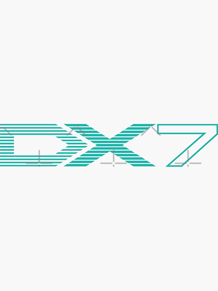 "Legendary Synth DX7" Sticker for Sale by bobacks | Redbubble