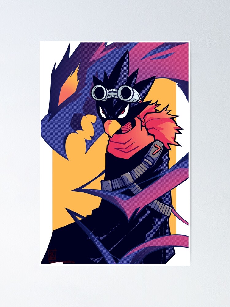 Poster « Tokoyami Fumikage », par PBPanicButton | Redbubble
