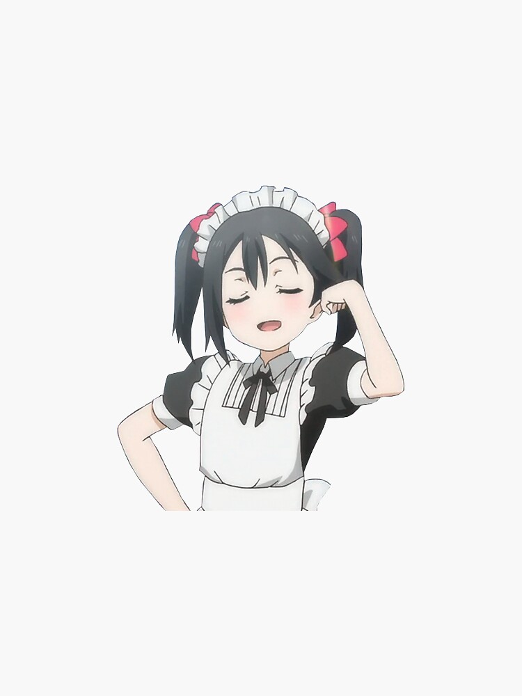"Smug Maid Nico" Sticker by KokoroPopShop | Redbubble