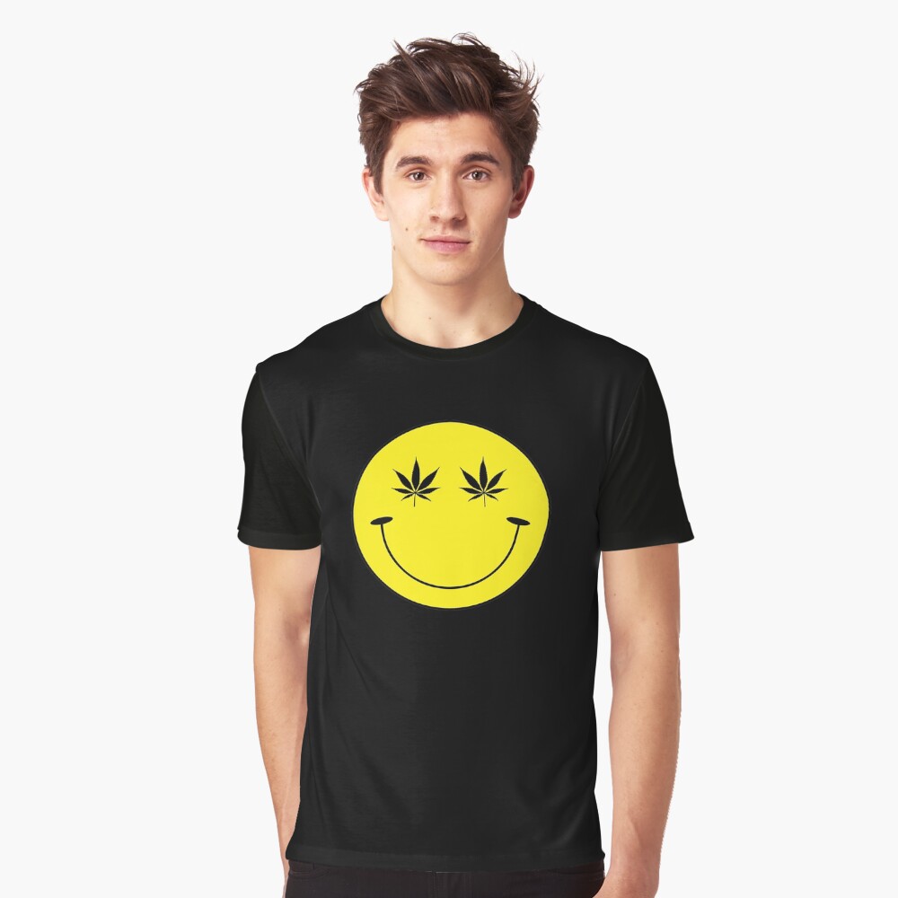 "Stoned Smiley Face" Sticker for Sale by avidfan2000 | Redbubble