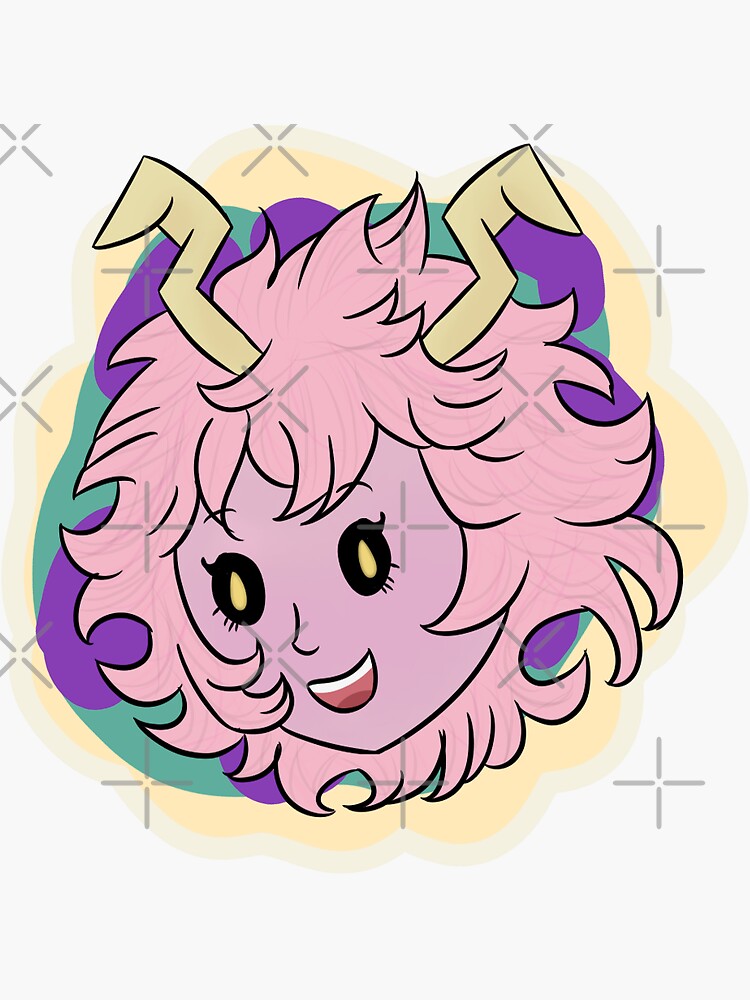 "Mina Ashido Sticker" Sticker for Sale by NerdzLikeCandy | Redbubble