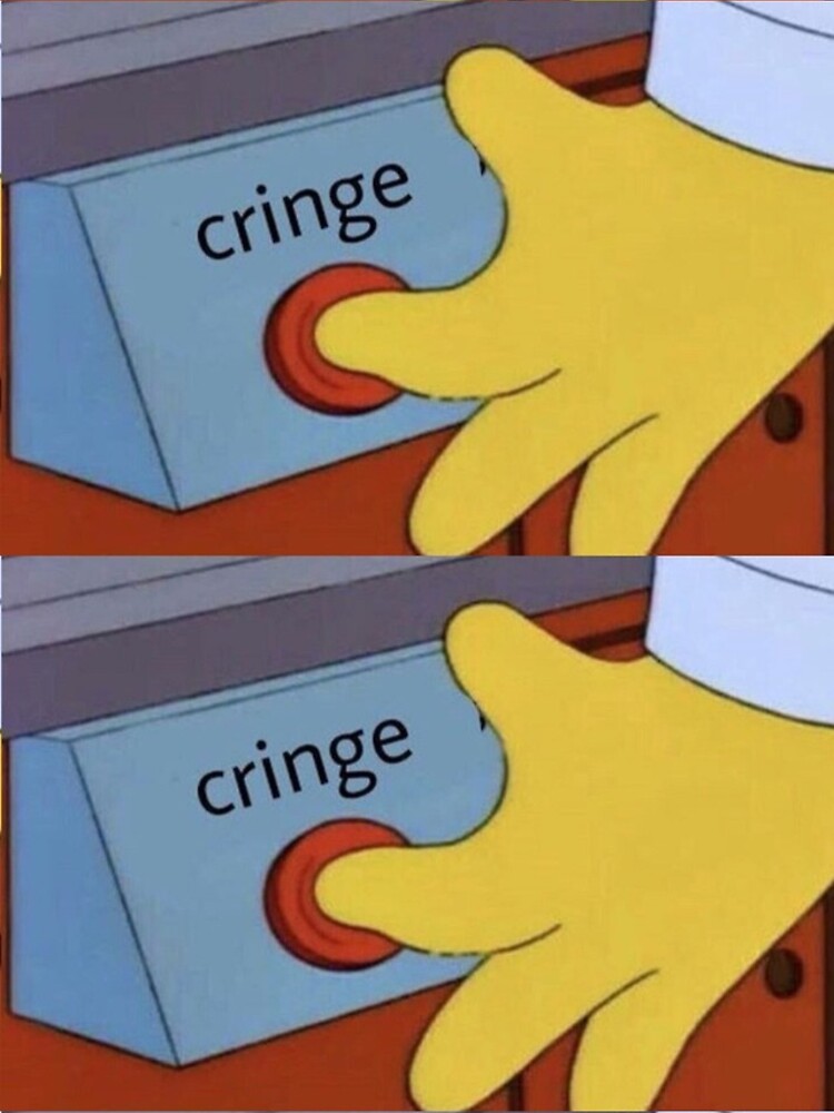 "Cringe Meme" iPhone Case for Sale by kmarie98 | Redbubble