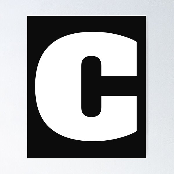 "Alphabet C (Uppercase letter c), Letter C" Poster for Sale by ...