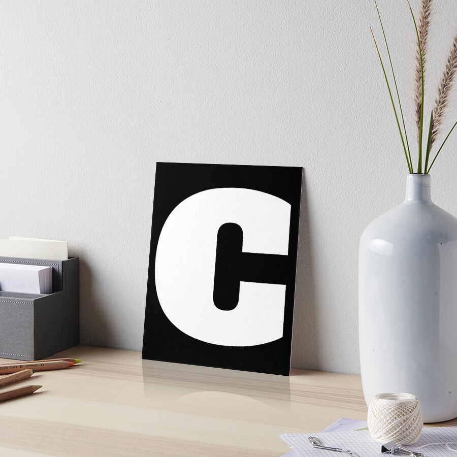 "Alphabet C (Uppercase letter c), Letter C" Photographic Print for Sale ...