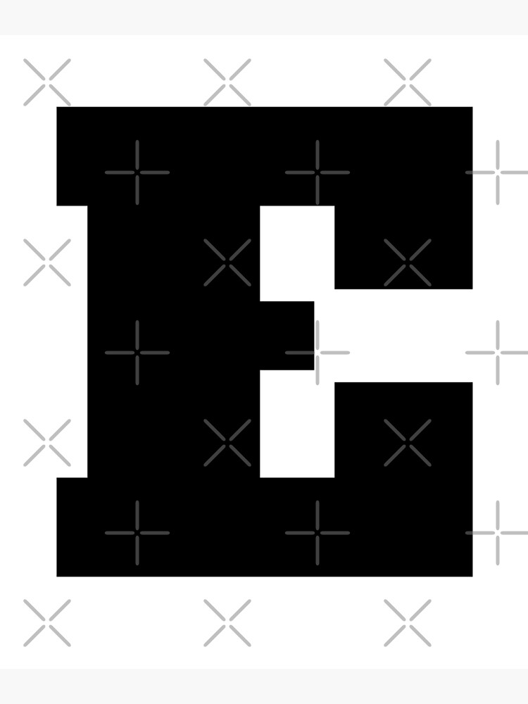 "Alphabet E (Uppercase letter e), Letter E" Art Print by marosharaf ...