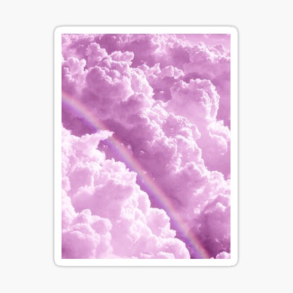 "Pink cloud aesthetic " Sticker by Benzedriene | Redbubble