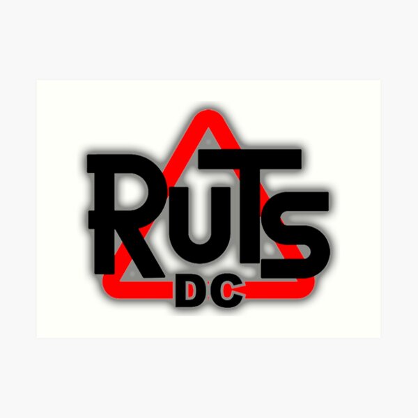 "exclusive tour 2019 legendary band ruts dc logo triangle" Art Print ...