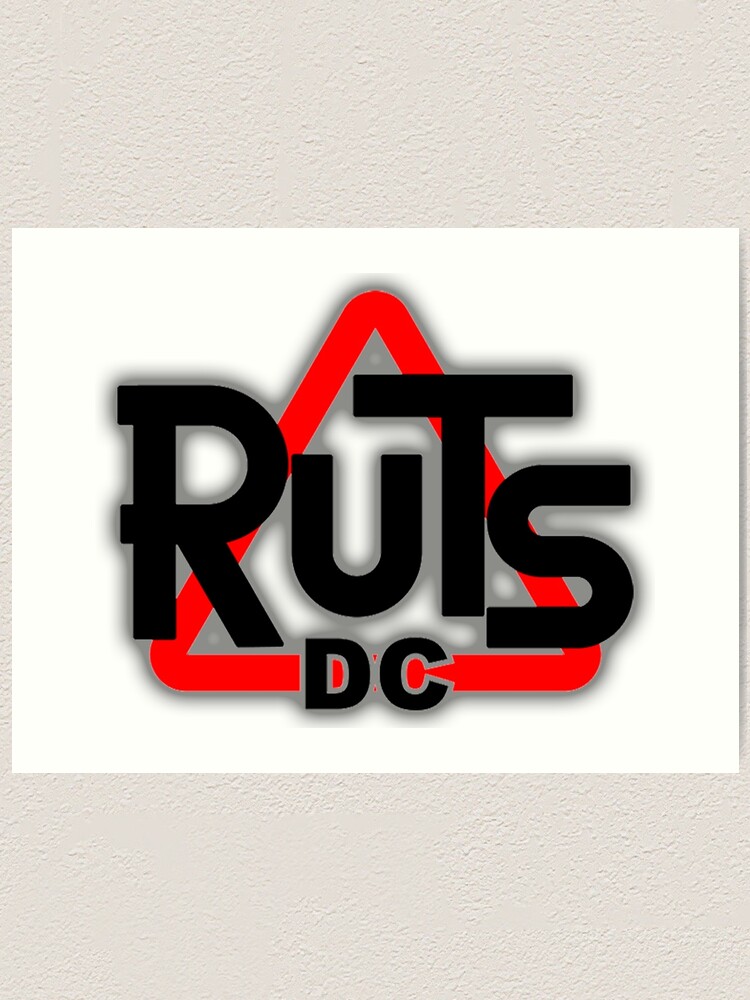 "exclusive tour 2019 legendary band ruts dc logo triangle" Art Print ...