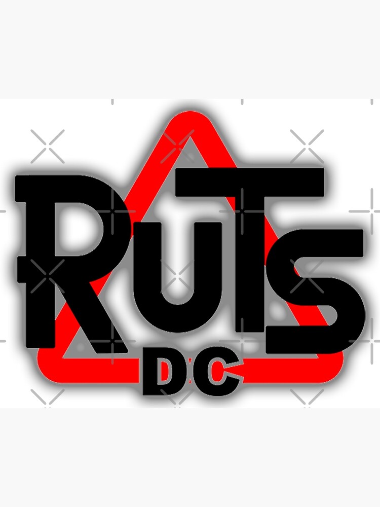 "exclusive tour 2019 legendary band ruts dc logo triangle" Art Print by ...