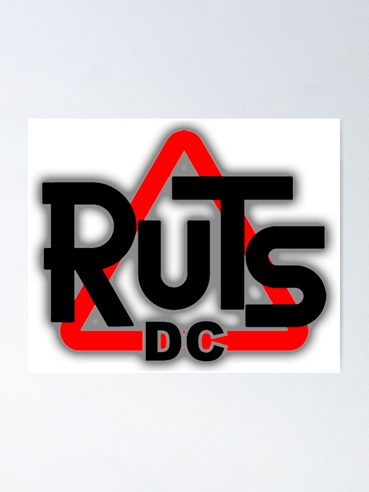 "exclusive tour 2019 legendary band ruts dc logo triangle" Poster by ...