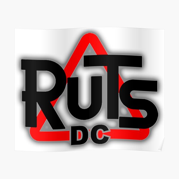"exclusive tour 2019 legendary band ruts dc logo triangle" Poster by ...