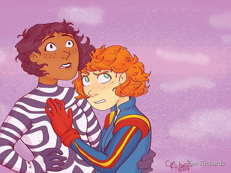 "Casey Brinke and Terry None: Glitch" by Can Richards | Redbubble