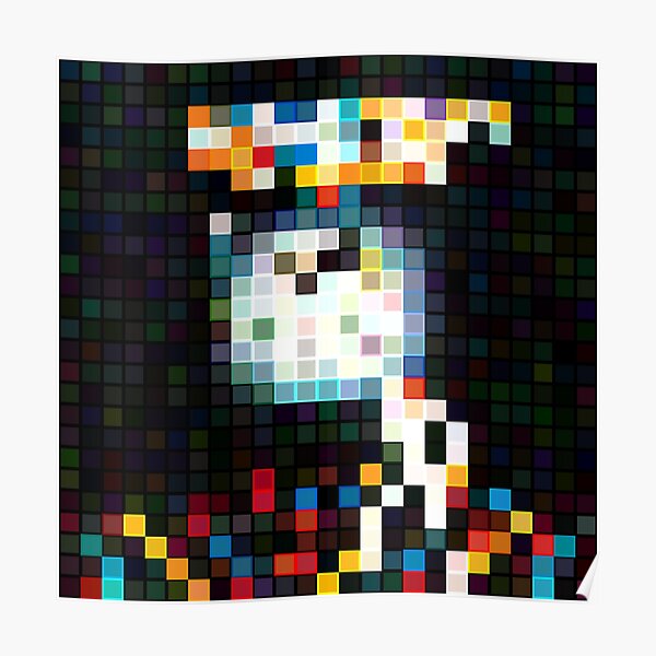 "Pixelated Famous Albums - 4 of 100" Poster for Sale by Stuff-on-Things ...