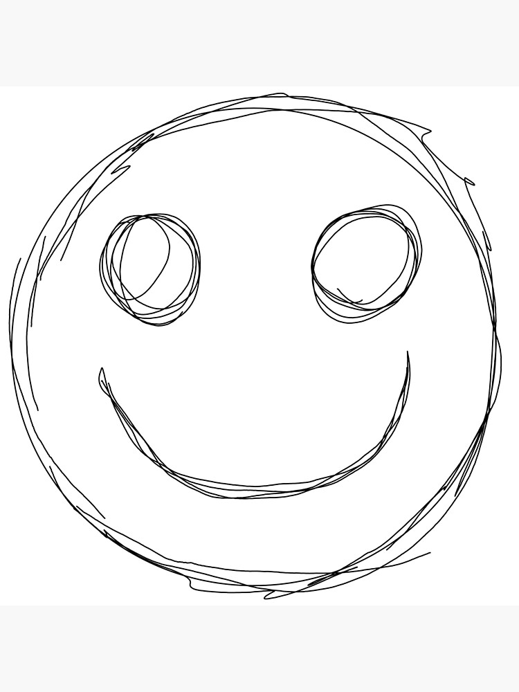 "Dark and Gritty Emoji Smiley Face" Poster by MacSquiddles | Redbubble
