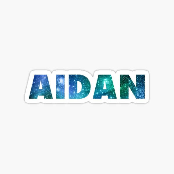Aidan Stickers | Redbubble