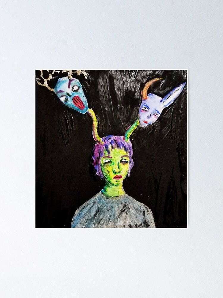 "3 Heads" Poster by SimonLimon | Redbubble