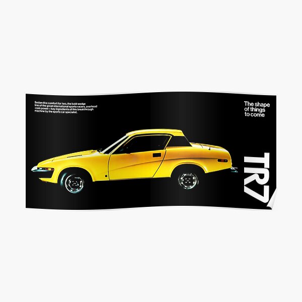"TRIUMPH TR7" Poster for Sale by ThrowbackMotors | Redbubble