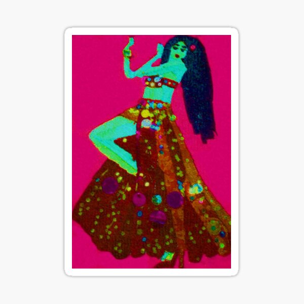 "Persian Belly dancer" Sticker by Astal2 | Redbubble