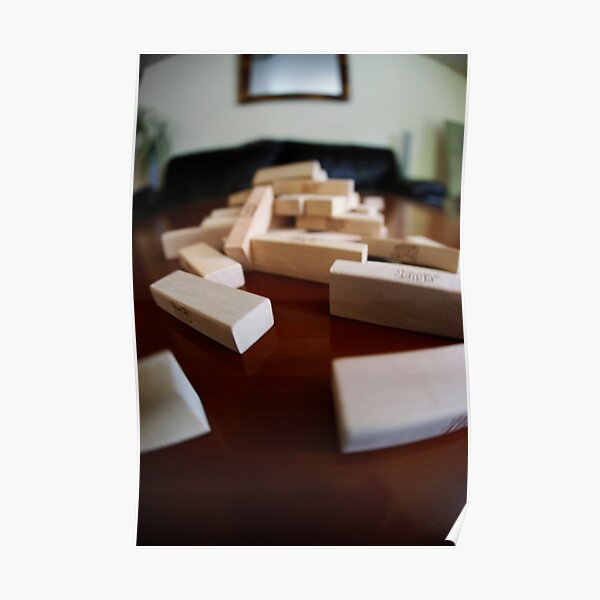 Jenga Wall Art | Redbubble