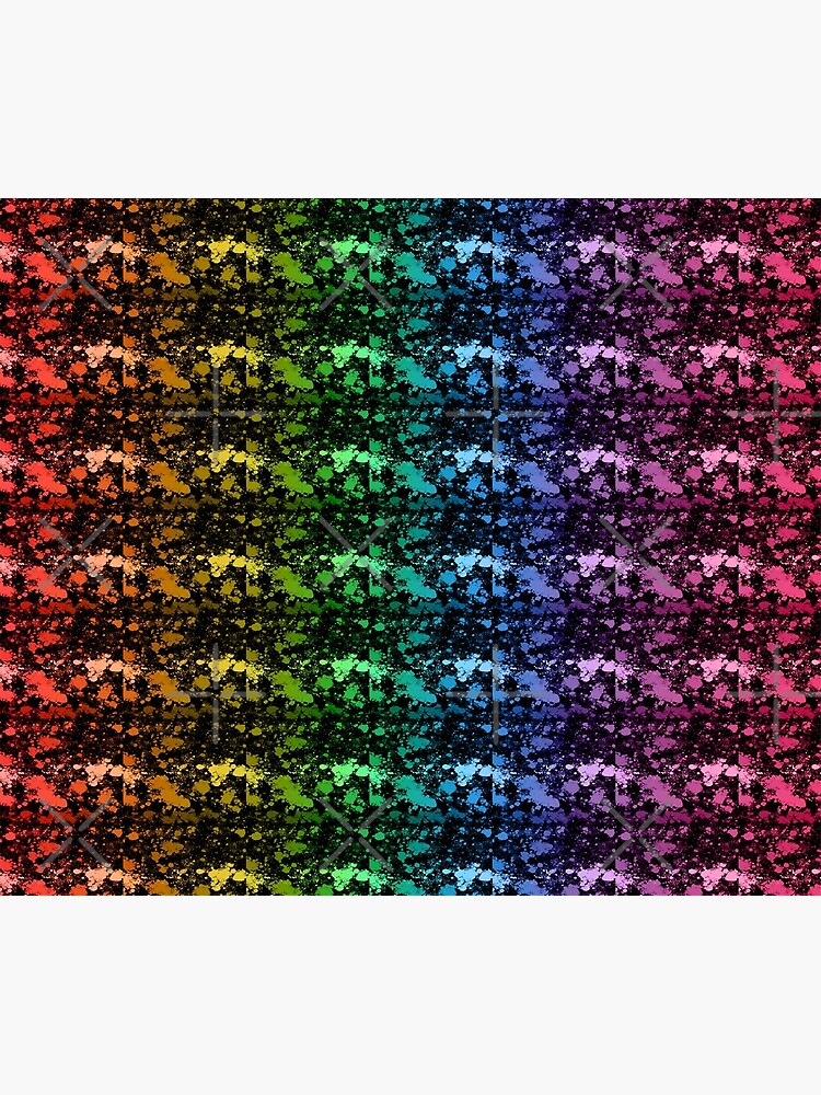 "Rainbow Paint Splatter (Repeating Pattern) (emariephotos001)" Poster ...