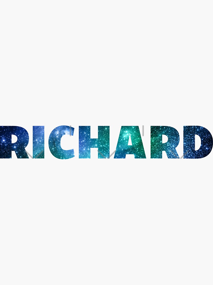 "Richard" Sticker by lucy-mac | Redbubble