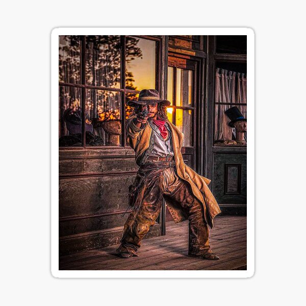 "fwc 5134 old west wild cowboy" Sticker by fwc-usa-company | Redbubble
