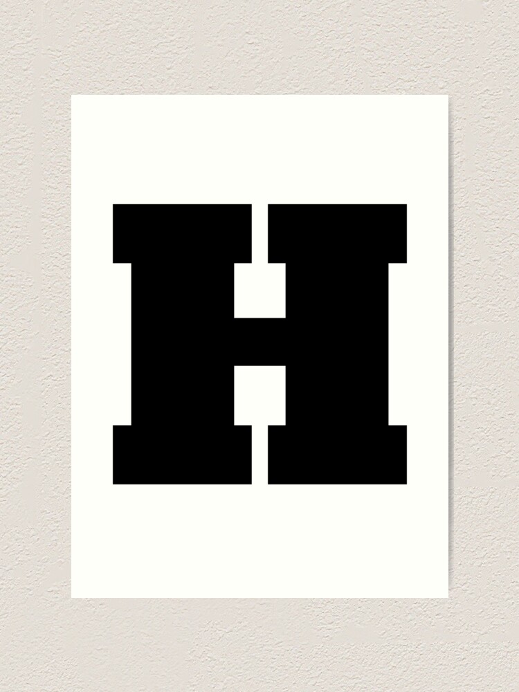 Uppercase H Letter H Font Fonts Etsy New Zealand