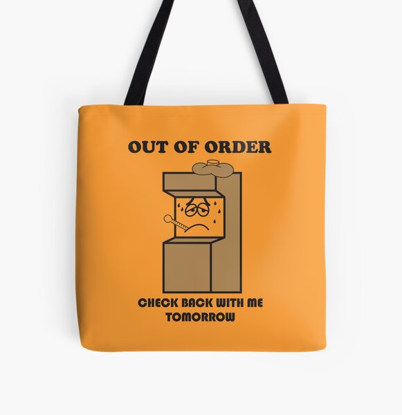 "Litwak's Arcade Out of Order Sign" Tote Bag for Sale by whatthechell ...