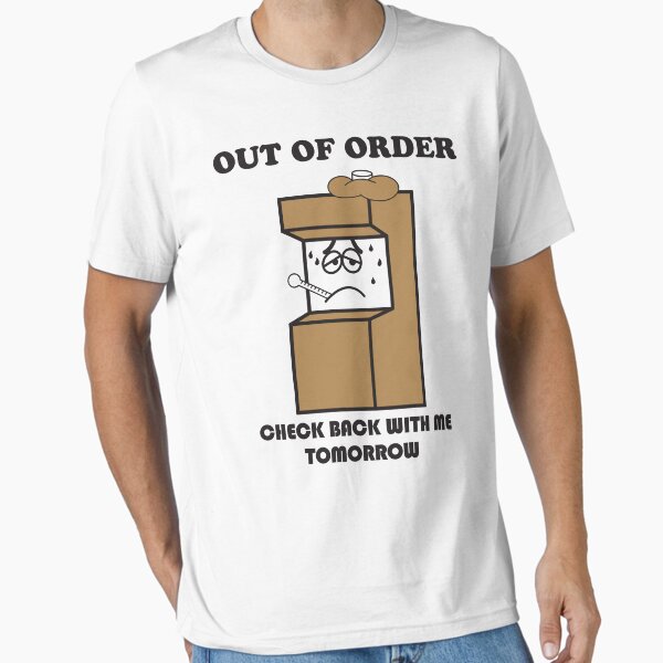 "Litwak's Arcade Out of Order Sign" Essential T-Shirt for Sale by ...