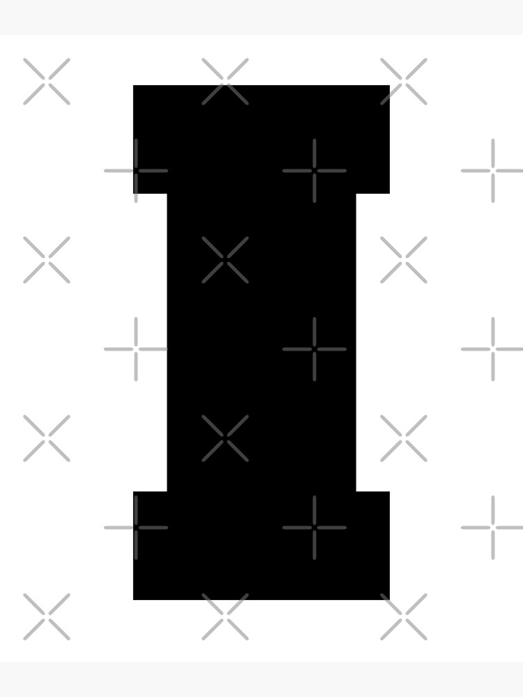 "Alphabet I (Uppercase letter i), Letter I" Poster for Sale by ...