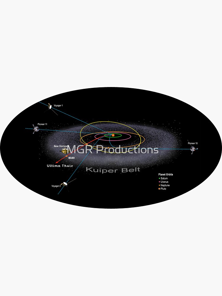 "Deep Space Explorers & the Kuiper Belt from NASA!" Sticker by ...