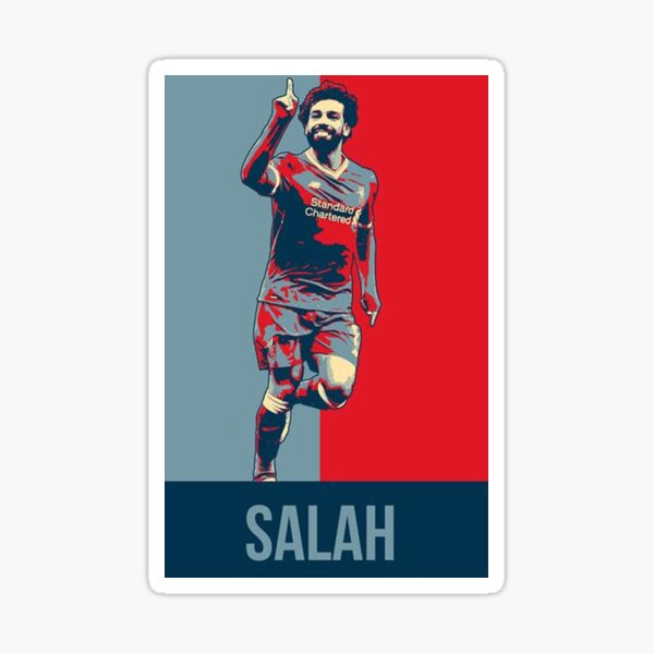 "Mo Salah Art" Sticker for Sale by Desire-inspire | Redbubble