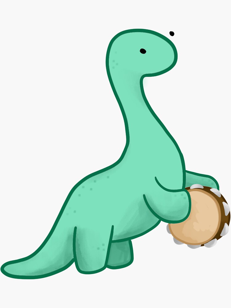 "Brachio Saurus" Sticker for Sale by Jules Brittan | Redbubble