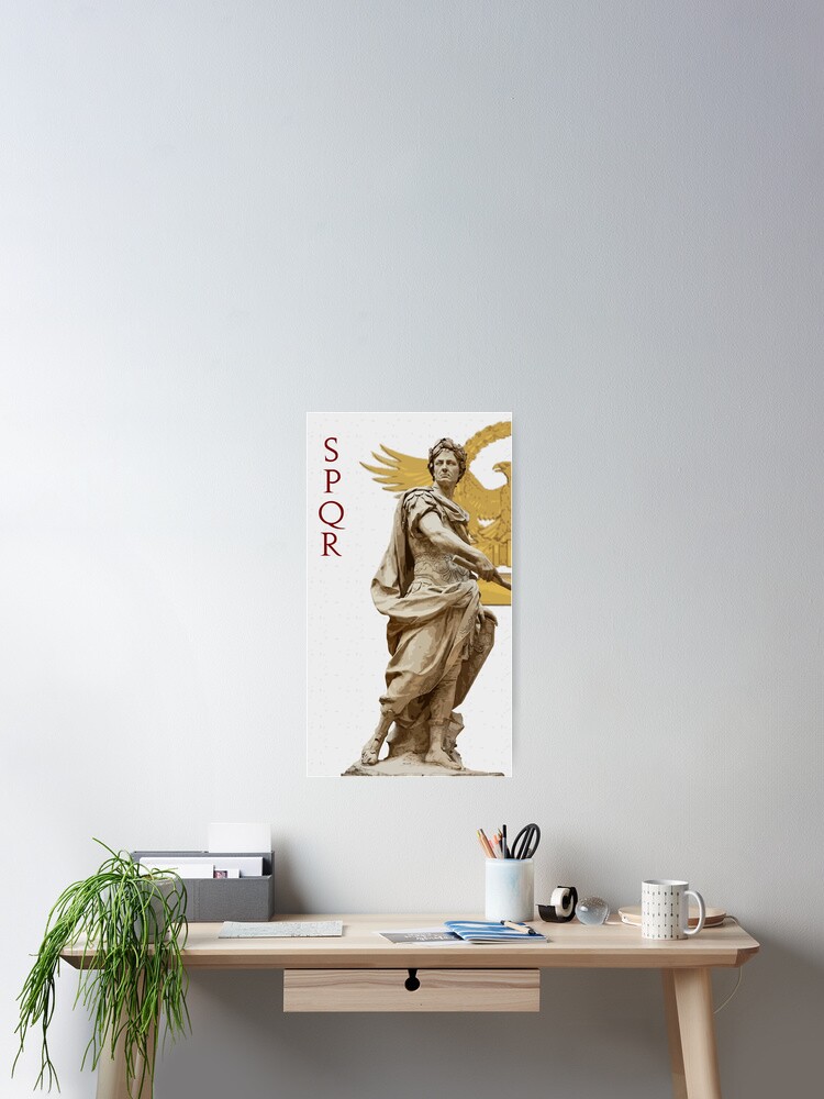 "SPQR Julius Caesar" Poster for Sale by Fatima404 | Redbubble
