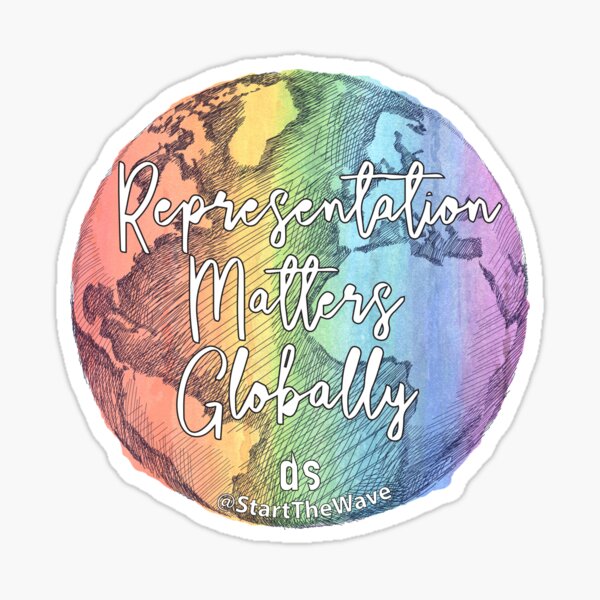 Representation Matters Stickers | Redbubble