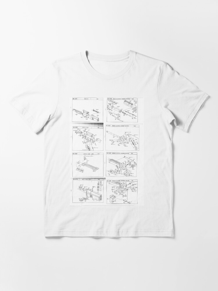 "HK G11 ACR Blueprint" T-shirt for Sale by RagsPete | Redbubble | hk t ...