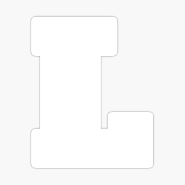 "Alphabet L (Uppercase letter l), Letter L" Sticker by marosharaf ...
