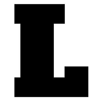 "Alphabet L (Uppercase letter l), Letter L" Sticker for Sale by Marwa ...