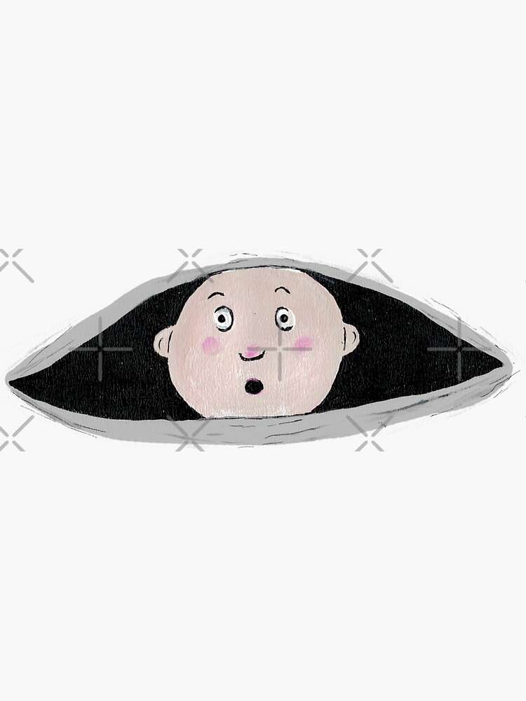"Baby Belly" Sticker for Sale by DinkyDisArt | Redbubble