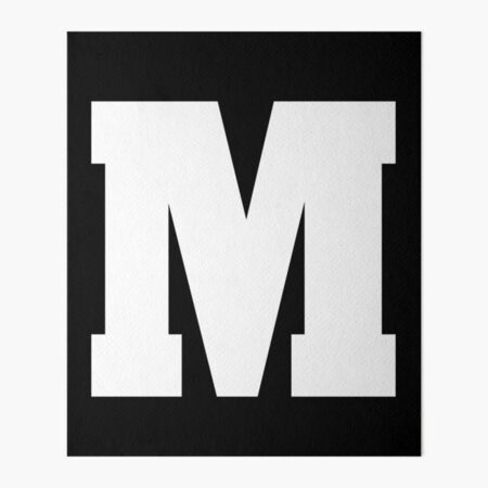 Printable Solid Black Letter M Silhouette Letter Stencils, 56% OFF