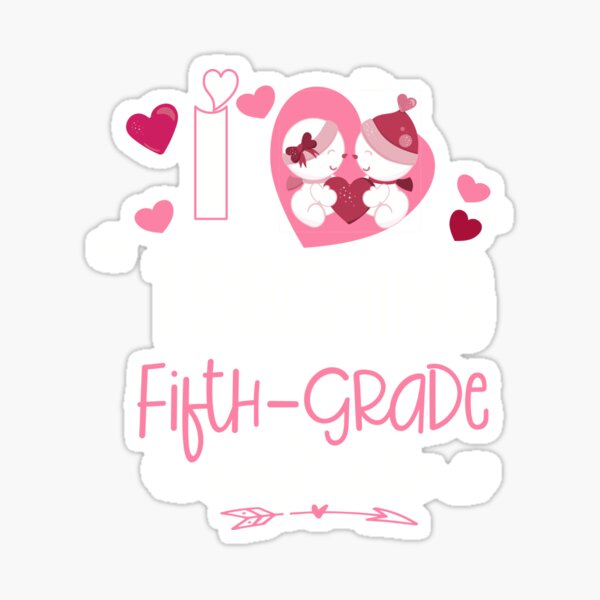 "Valentine 5th Grade Teacher Cute I Love Teaching Fifth Grade Cupies ...