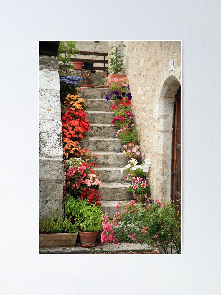 "Pretty Steps, France" Poster by PaulineC | Redbubble