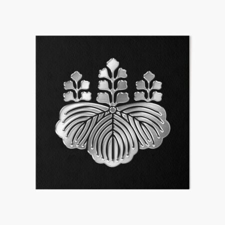 "Toyotomi Clan Kamon Silver Chrome" Art Board Print for Sale by Takeda ...
