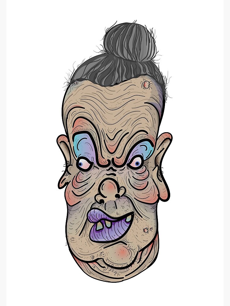 "Haggard old lady" Spiral Notebook by wetchickenlip | Redbubble