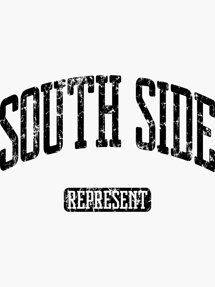 "South Side Represent" Sticker for Sale by smashtransit | Redbubble